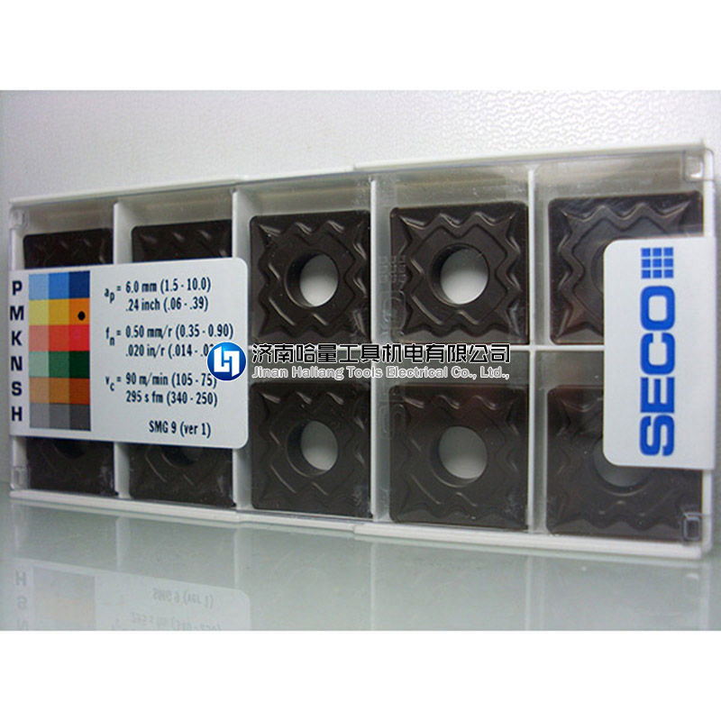 全新原装seco车削刀片SNMG120412-MF1 CP500数控车削刀片,济南哈量工具机电有限公司