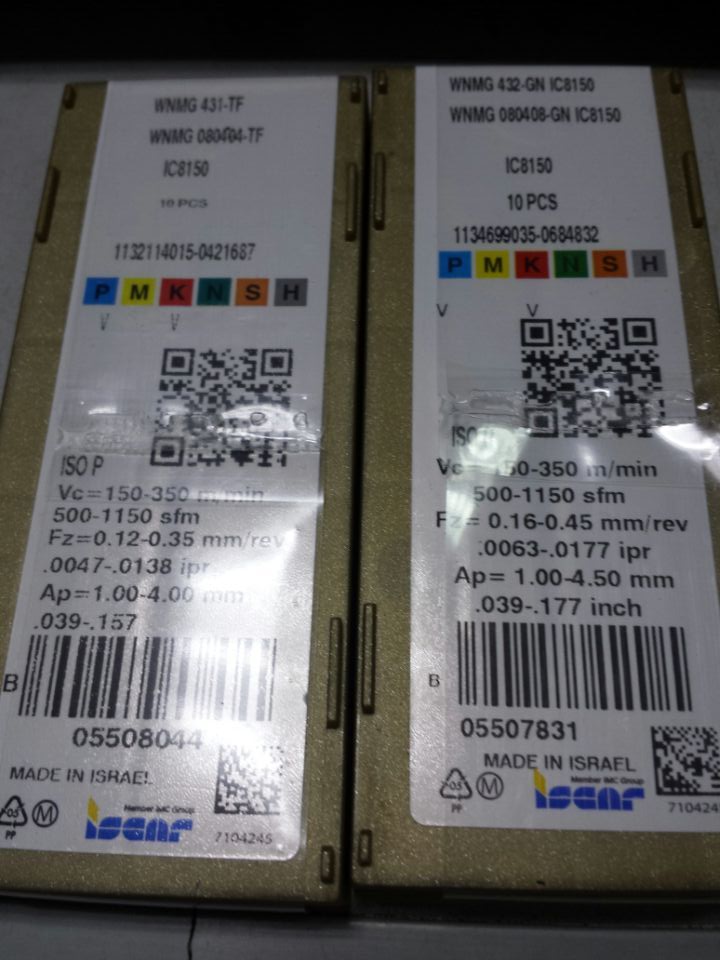正品原装伊斯卡车削刀片WNMG060408-NF IC9150数控刀具,济南哈量工具机电有限公司