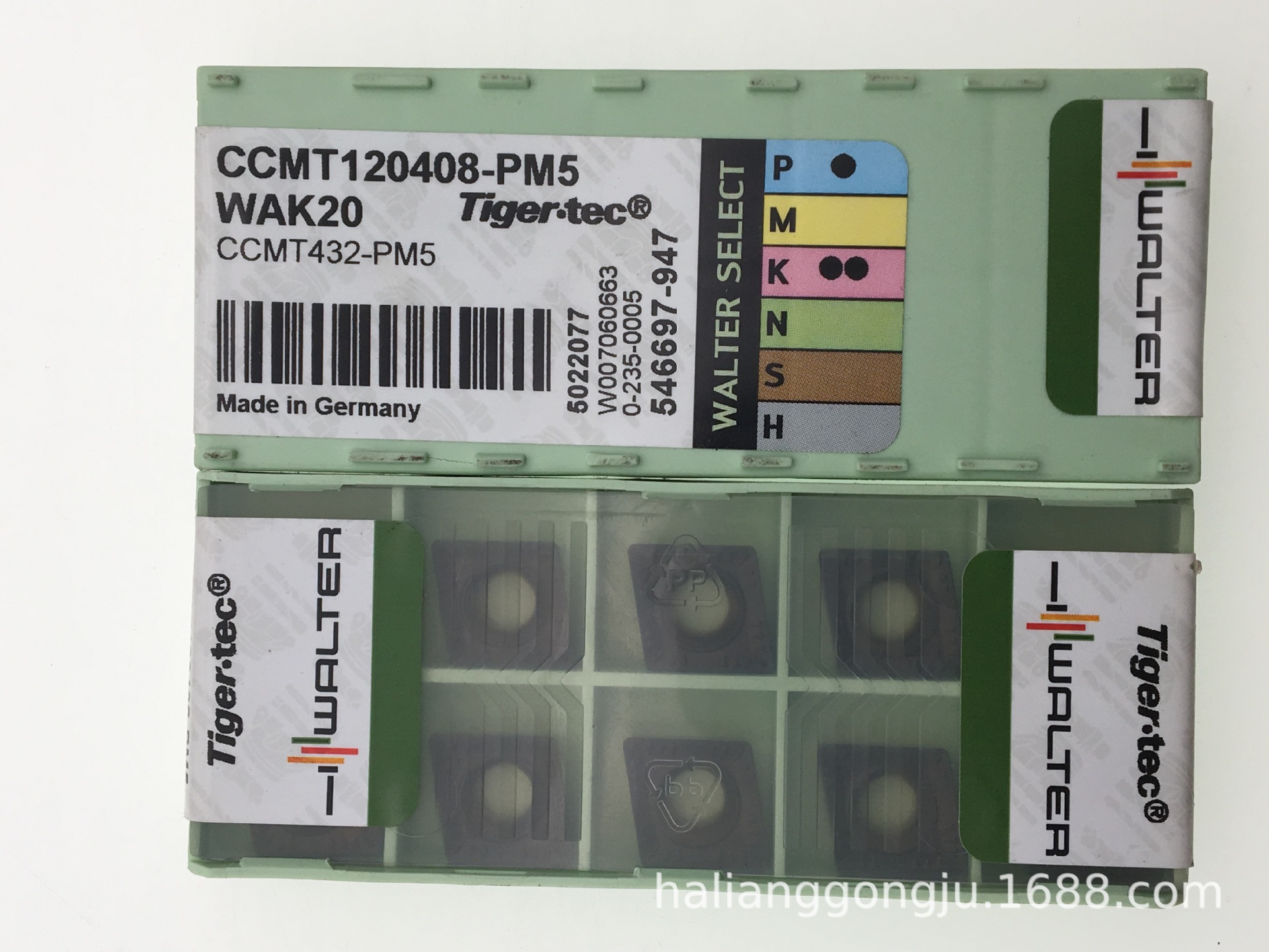 瓦尔特数控刀头CCMT09T308-RK4 WKK20S车削铸铁刀片,济南哈量工具机电有限公司